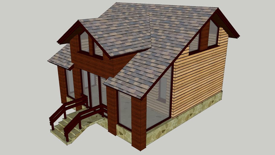 Wooden Cottage_2.1_YR | 3D Warehouse