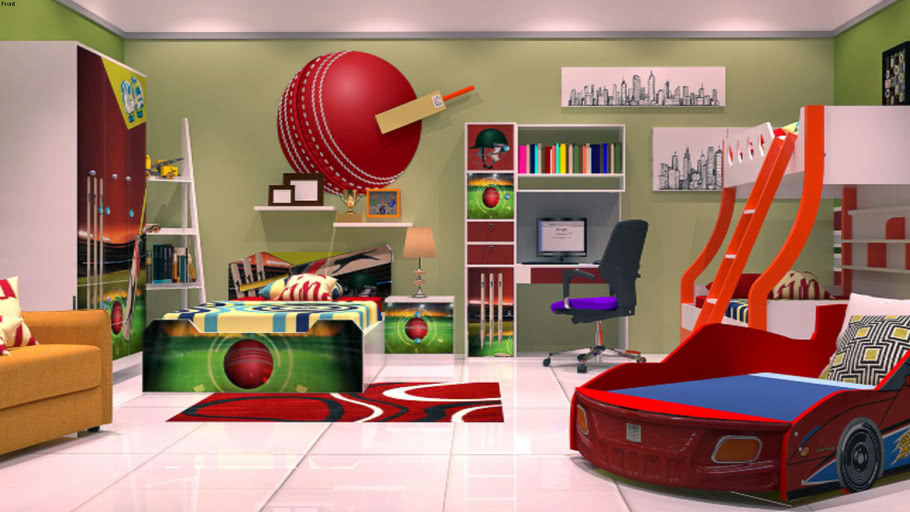 Polard Kids Bedroom Set | 3D Warehouse