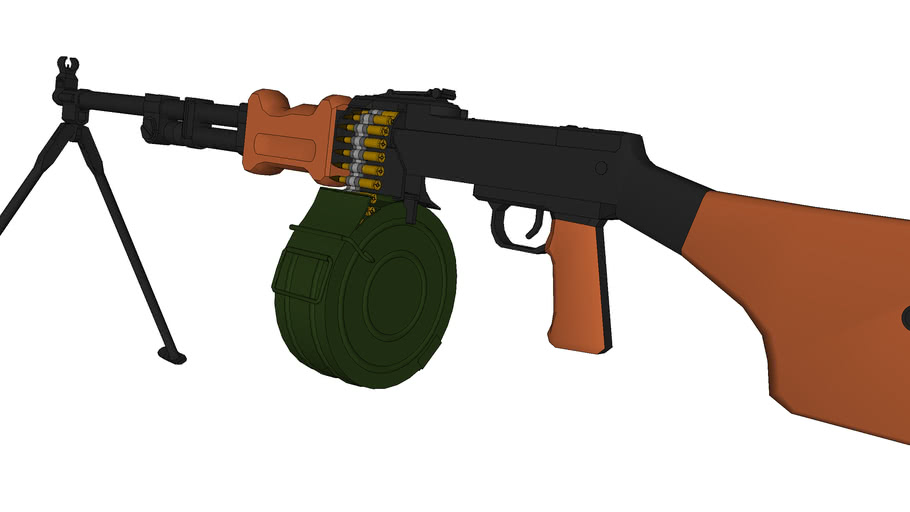 RPD machine gun | 3D Warehouse