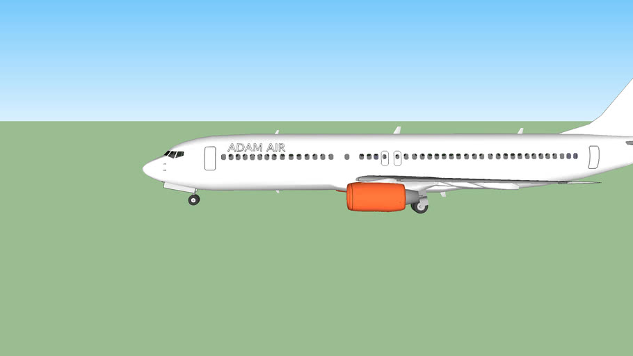 Adam Air B737-400 (Flight 574) | 3D Warehouse