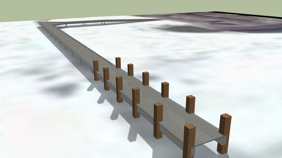 Ship Island Boardwalk Section 1 | 3D Warehouse