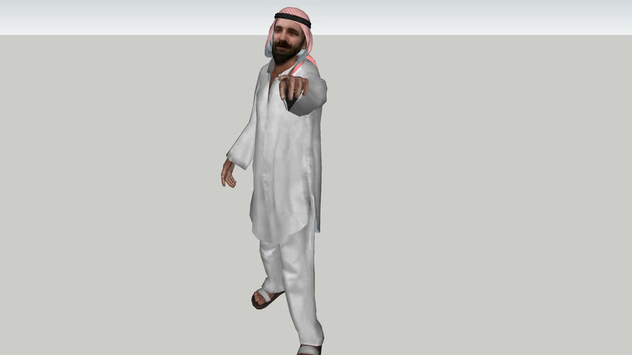 3d arab man | 3D Warehouse