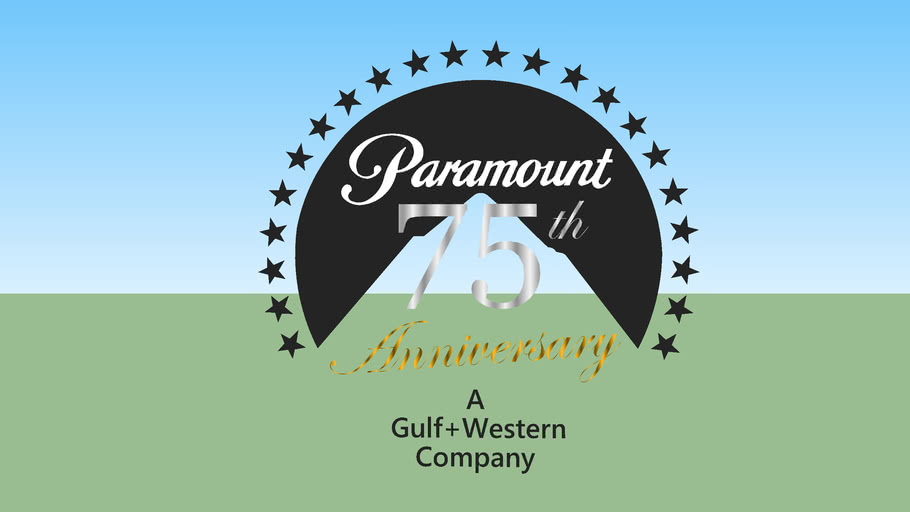 Paramount 75th Anniversary Logo | 3D Warehouse