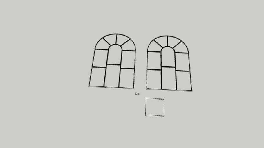 European film college 2022 Church window, solid, for 3d printing | 3D ...