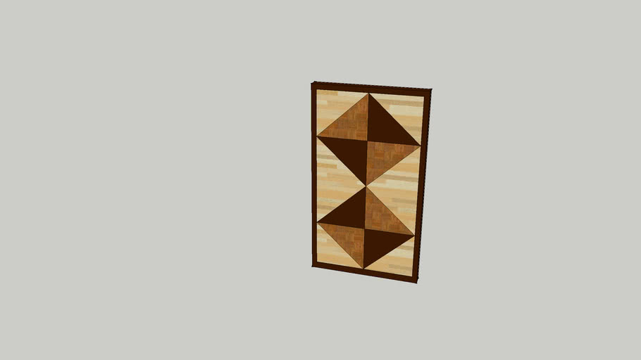 diagonal wooden panel | 3D Warehouse