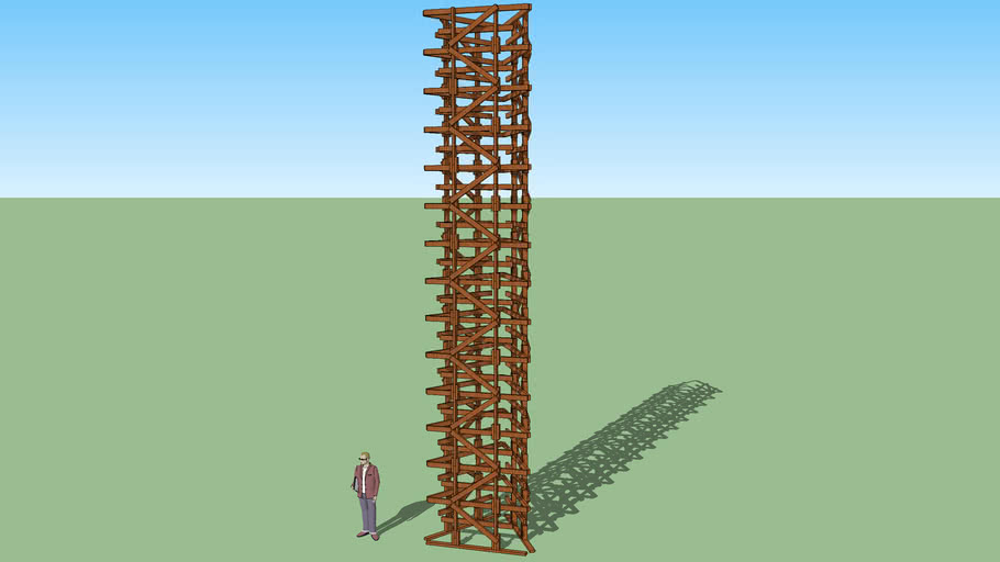 3d Wooden Tower Sketchup | 3D Warehouse