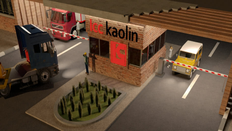 entery gate factory | 3D Warehouse