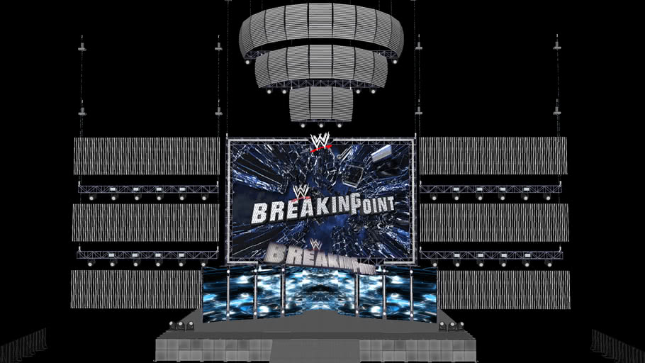 WWE Breaking Point 2009 Stage Model | 3D Warehouse