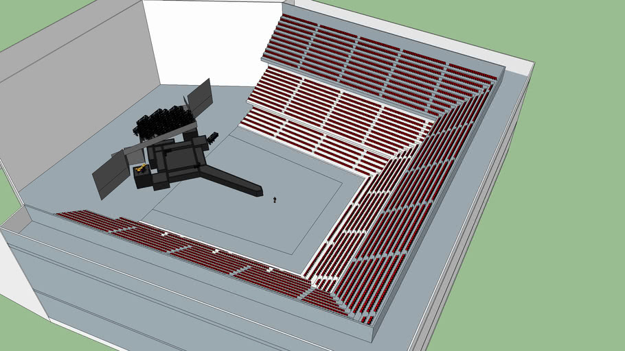 Basic Arena with Stage | 3D Warehouse