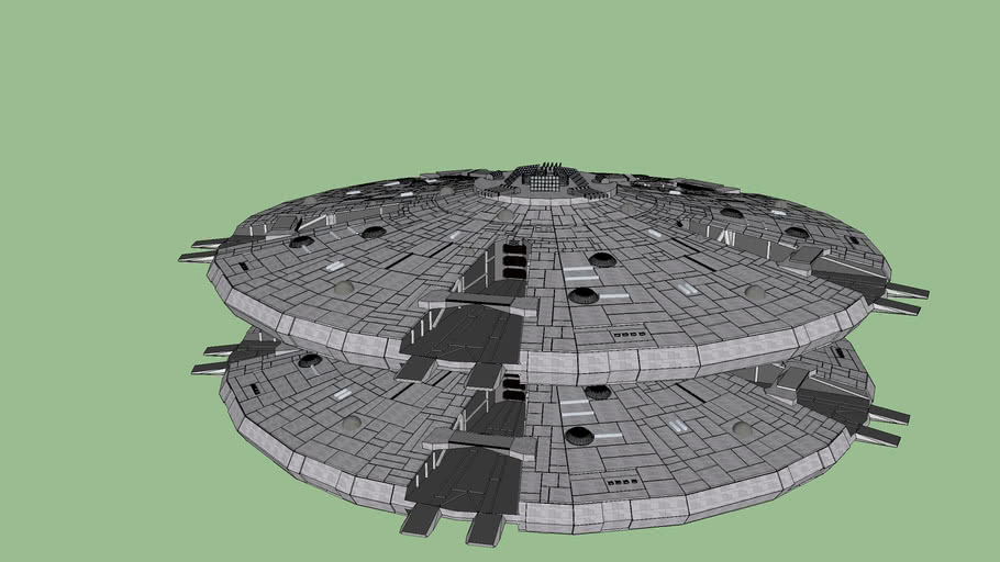 Cylon Basestar, Battlestar Galactica (original series) | 3D Warehouse