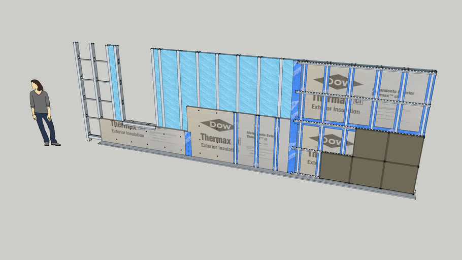 THERMAX Wall System with Knight Wall Cladding Solution | 3D Warehouse