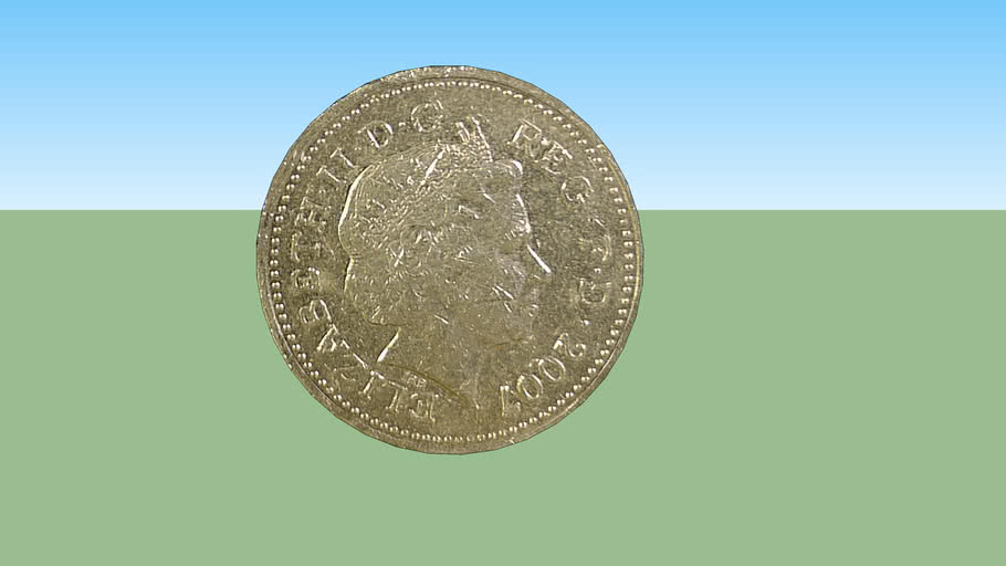 British Pound Coin | 3D Warehouse