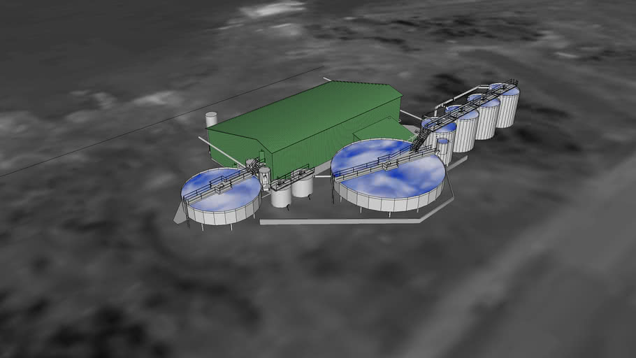 Waste Treatment Plant | 3D Warehouse