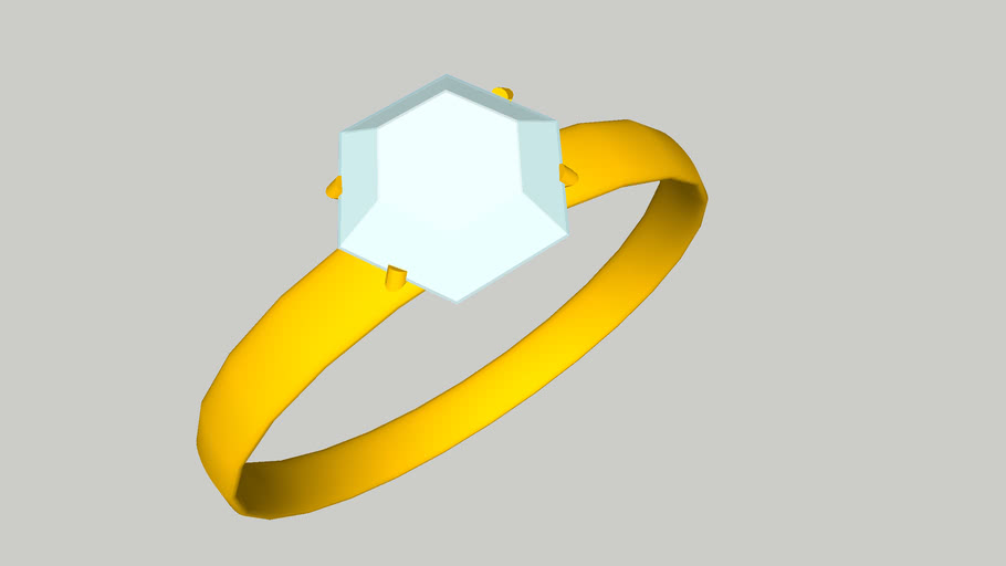 Diamond Engagement Ring | 3D Warehouse