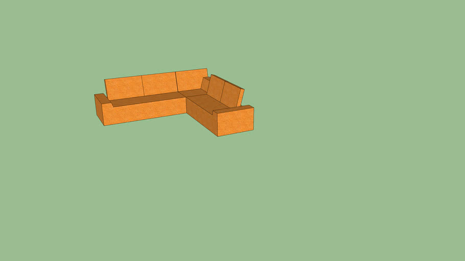 Angular Sofa | 3D Warehouse