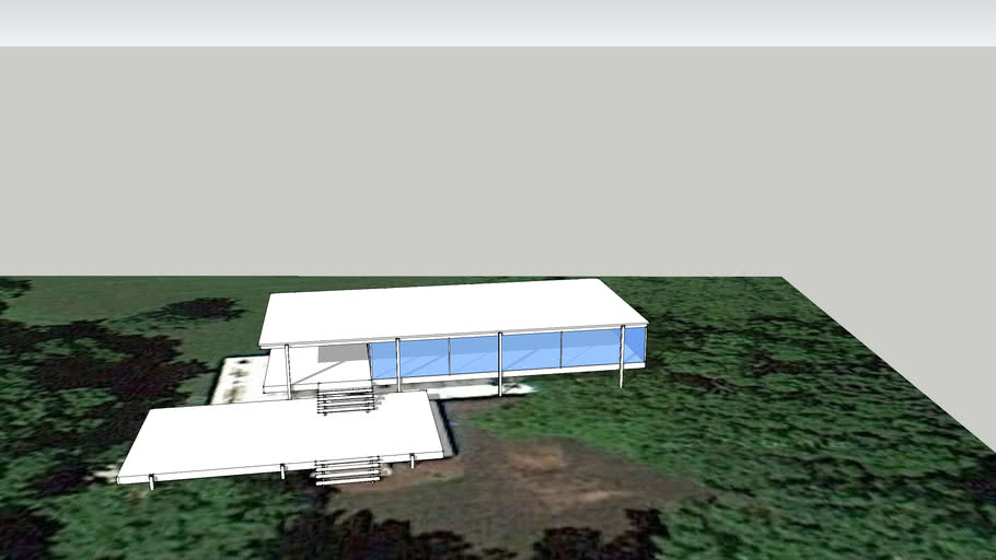 Farnsworth house | 3D Warehouse