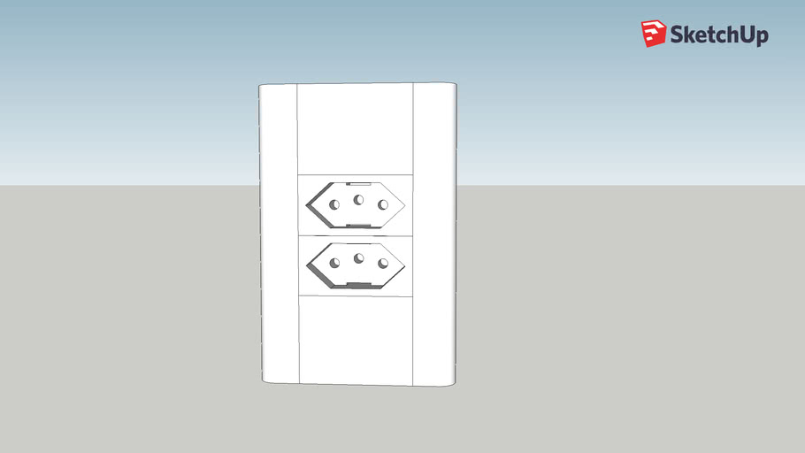 Duas Tomadas | 3D Warehouse