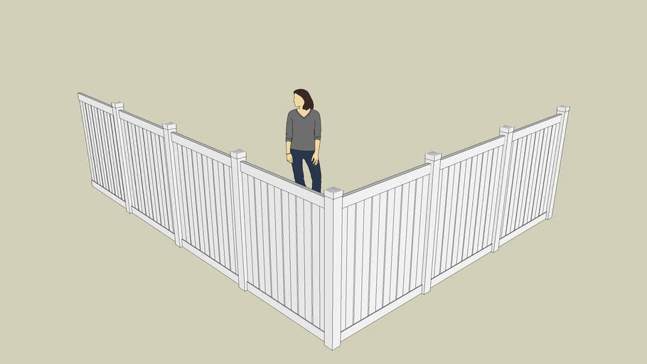 Vinyl Fence | 3D Warehouse
