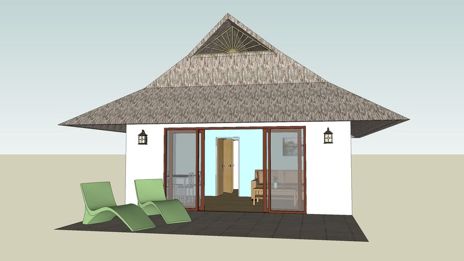 resort nipa hut | 3D Warehouse