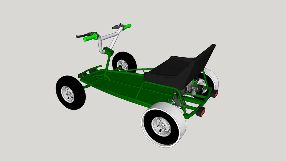 Modded Razor Ground Force Go Kart | 3D Warehouse