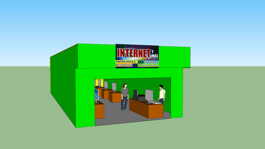 Cyber Cafe | 3D Warehouse