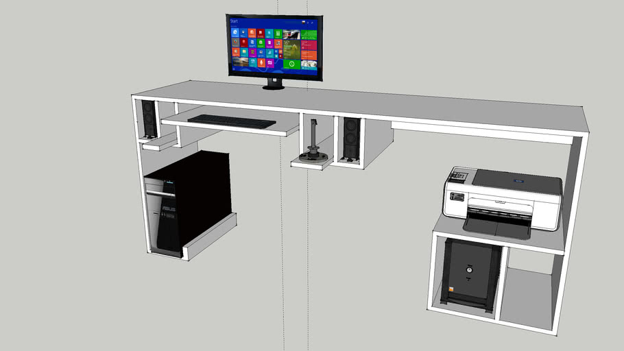 Computer Desk | 3D Warehouse
