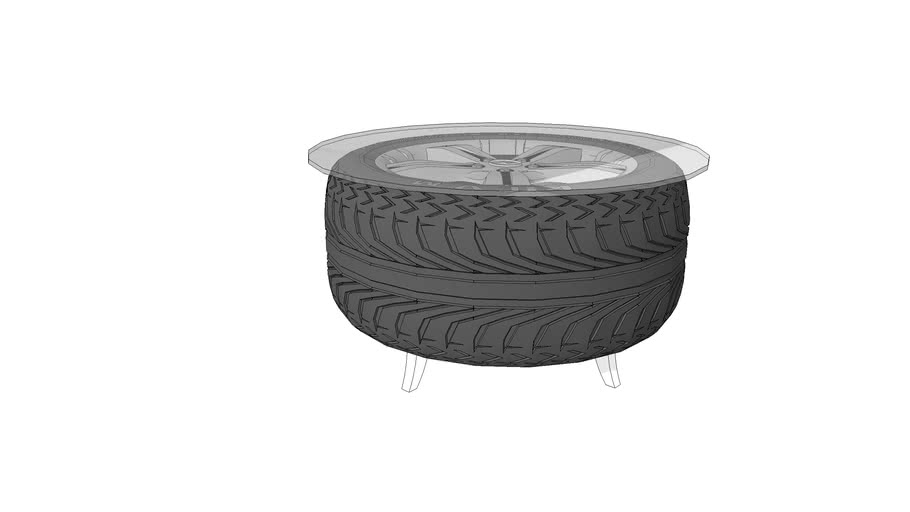 TIRE CENTER TABLE | 3D Warehouse