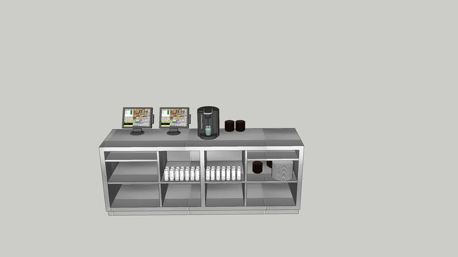 Restaurant Server SS Service Station | 3D Warehouse