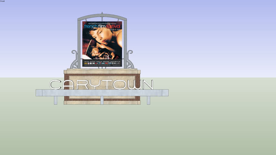 carytown sign | 3D Warehouse