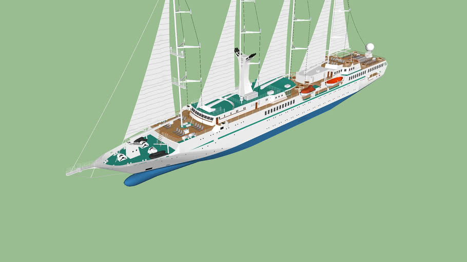 Wind Spirit Cruise ship | 3D Warehouse