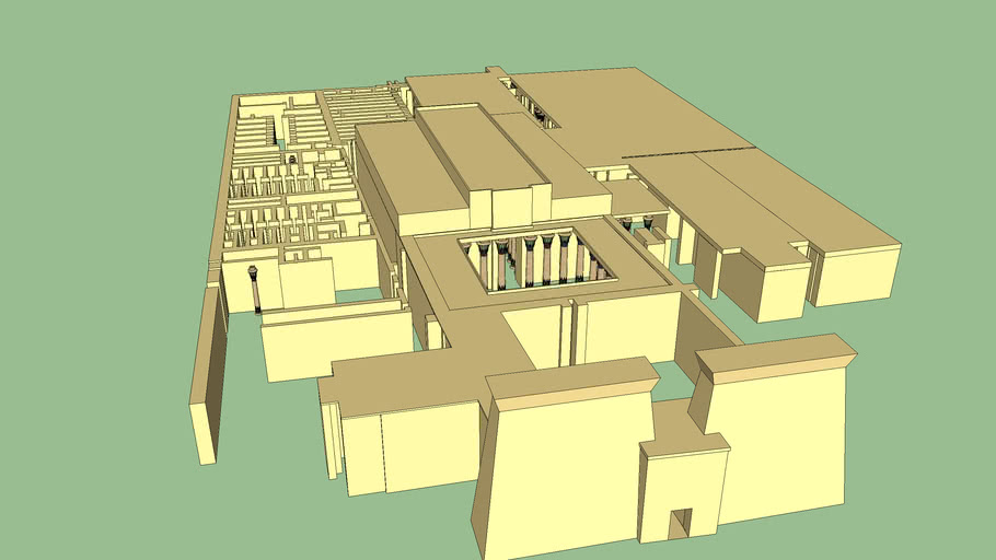 Ramesseum, Temple, Egypt | 3D Warehouse