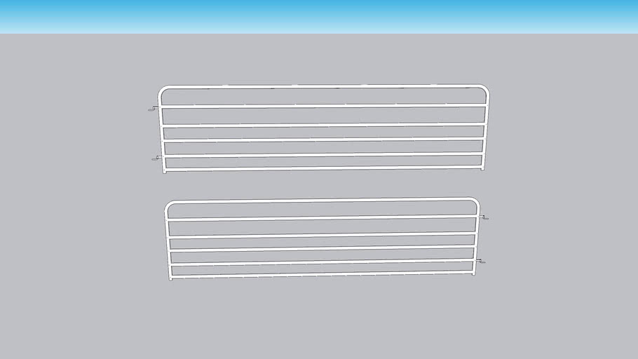 16' TUBE GATE | 3D Warehouse