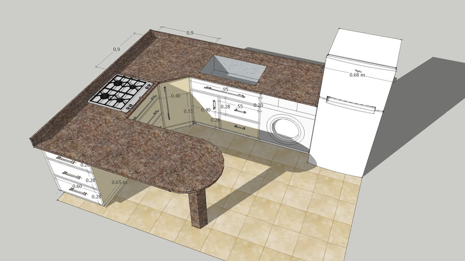 J Shaped Kitchen Designs