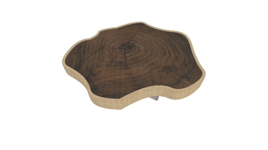 Wooden Log Table | 3D Warehouse