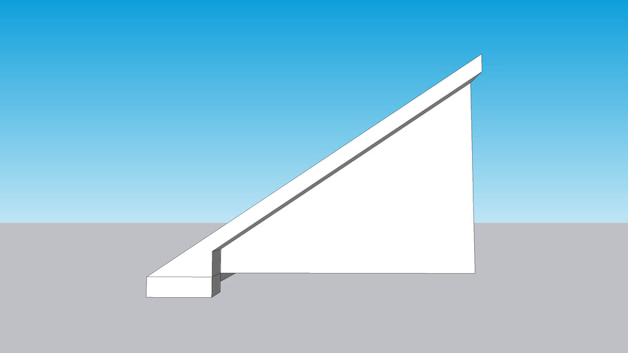 8/12 Pitch Gable Roof - Straight | 3D Warehouse