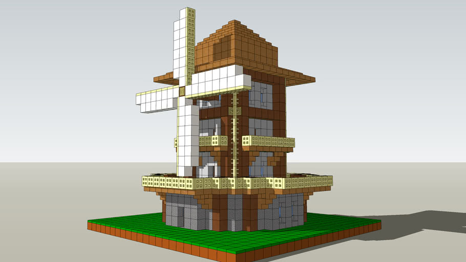 Windmill in Minecraft | 3D Warehouse