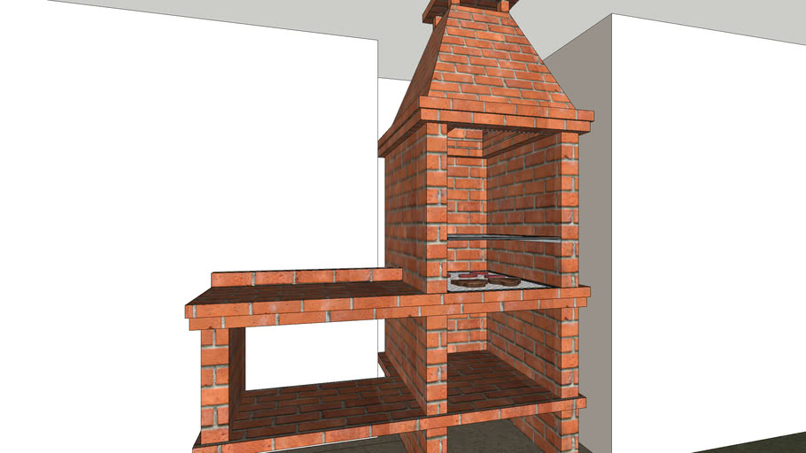 masonry barbecue smoker | 3D Warehouse