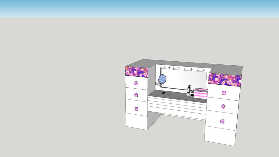 Make up table | 3D Warehouse