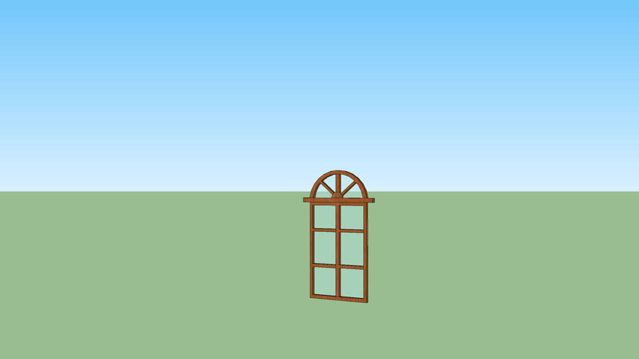 wooden window | 3D Warehouse