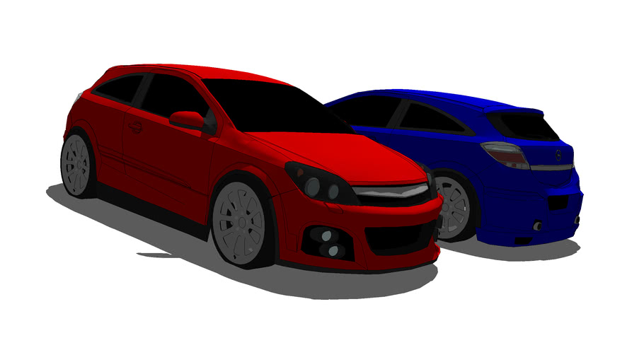 Modena Modified Opel Astra 350 V6 (RWD Conversion) | 3D Warehouse