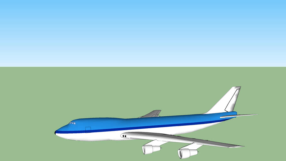 Boeing 747 combi | 3D Warehouse
