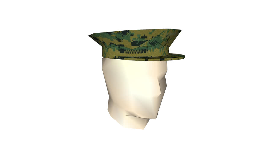 USMC BDU Hat | 3D Warehouse