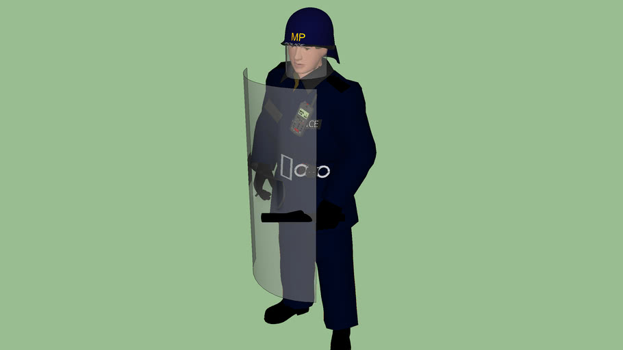 Uk police riot officer | 3D Warehouse