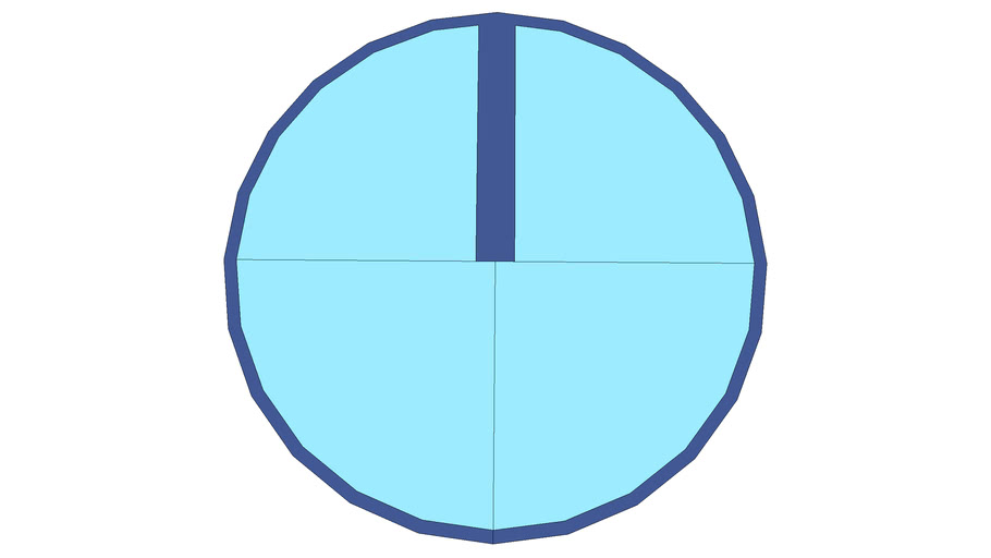 Crosshairs North Arrow - Detailed | 3D Warehouse