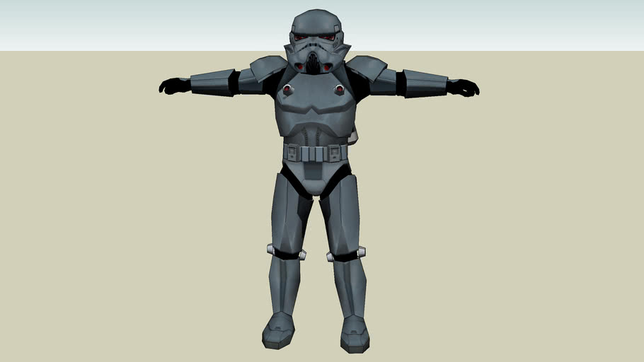 Imperial Dark trooper Phase Zero | 3D Warehouse