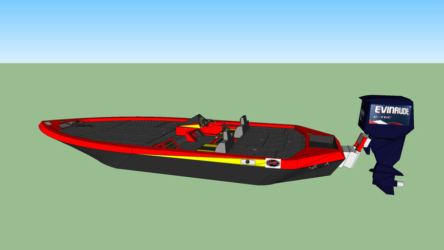 Gas Powered Rc Model Boats Model, Bass Boat 3d Model Zoo