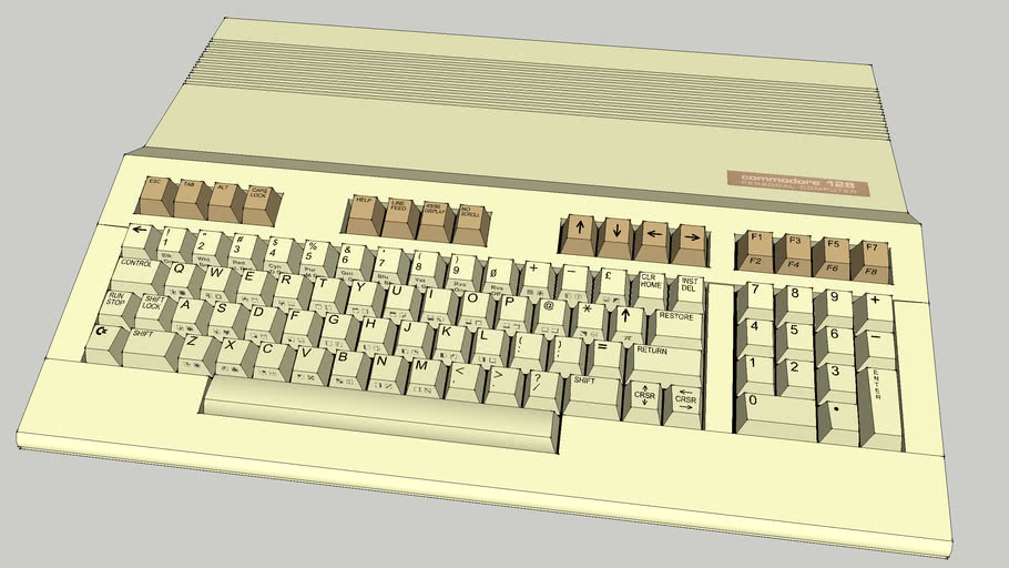 Commodore 128 | 3D Warehouse