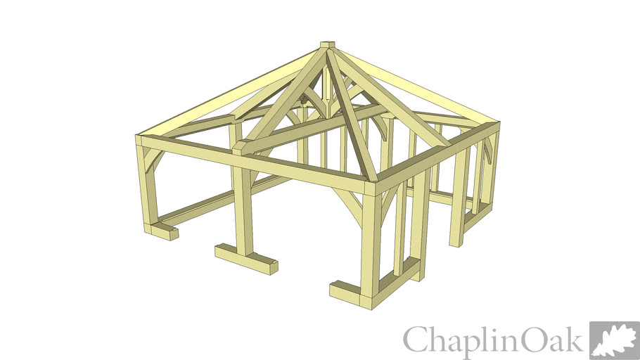 Square based pyramidal roof | 3D Warehouse