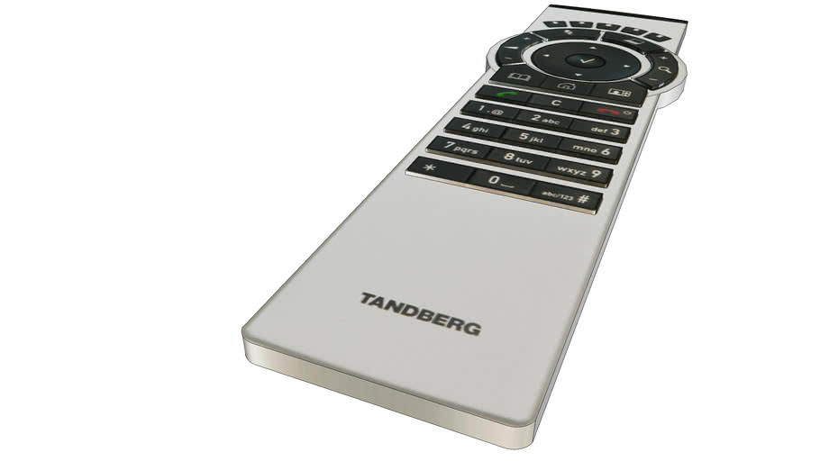 Cisco (Tandberg) SX20 Remote Control | 3D Warehouse