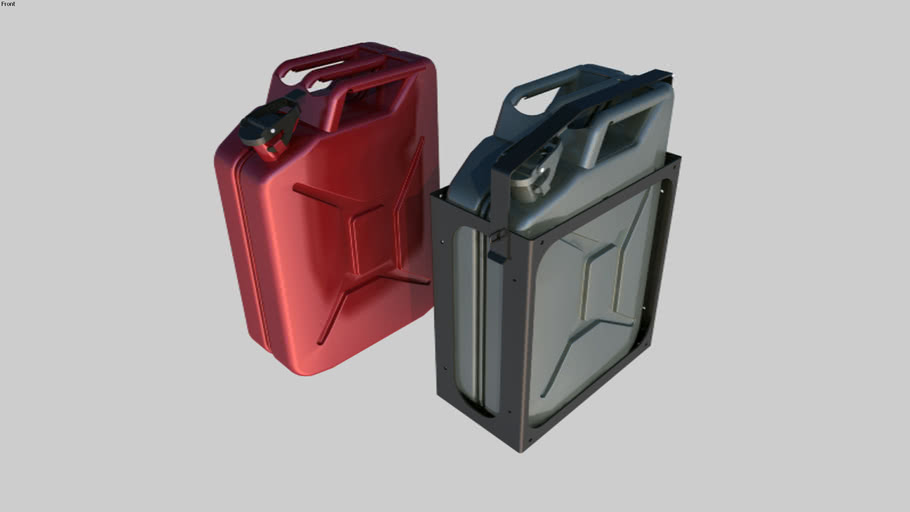 Jerry Can + rack | 3D Warehouse
